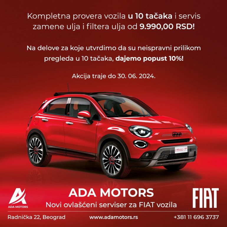 ADA Motors - FIAT Servis